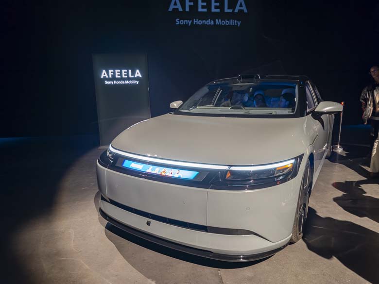 A look at the new Sony Honda Mobility Afeela Electric Vehicle